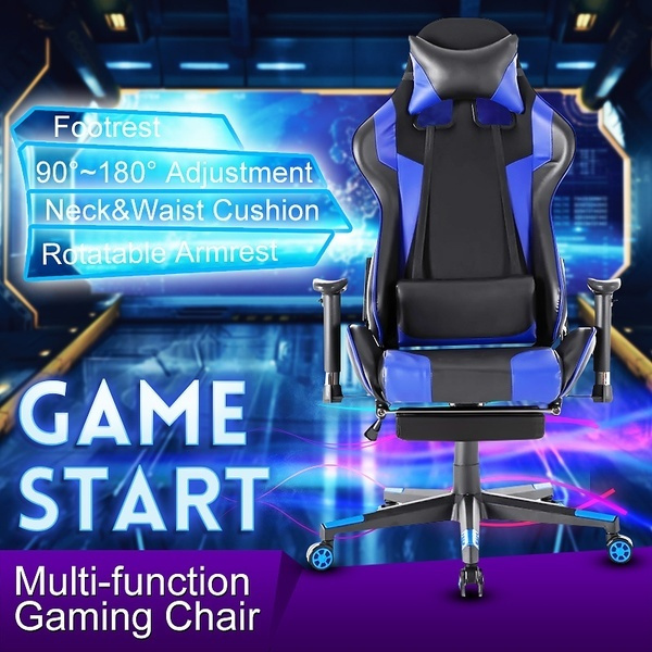 360 Degree Swivel Streamlined Leather Office Chair High Back Lift ...