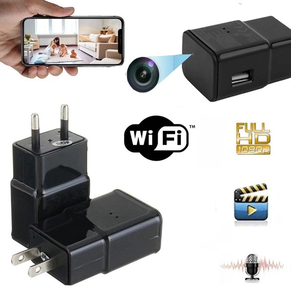 USB Adapter Camera Phone Charger Hidden Camera Sp Wifi Camera HD 1080P ...
