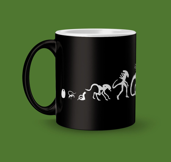 Alien Aliens Evolution Life Cycle Giger Cult Classic Movie Inspired Cup ...