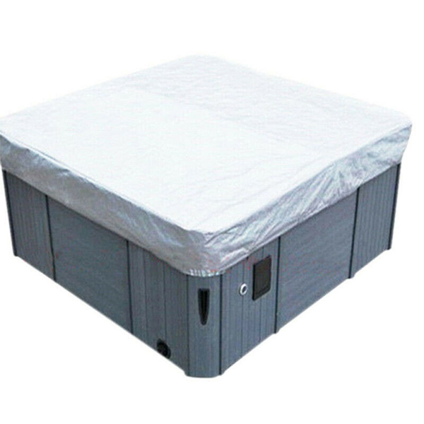Oxford Fabric Hot Tub Spa Cover Waterproof Dust Protector Case Garden ...