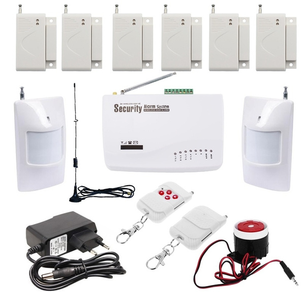 Dual Antenna Wireless Home Security Burglar GSM Alarm System Auto ...