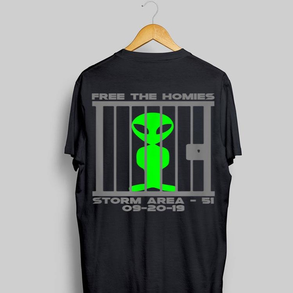 Free The Homies Area 51 Alien shirt | Wish