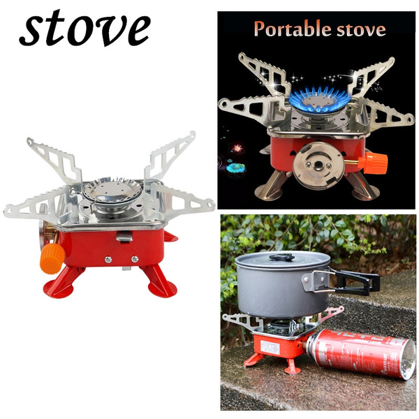 Windproof Foldable Stove Burner Portable Foldable Square Furnace for ...