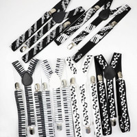 ZONFAZ Music Belt Men Woman Suspenders Bright Clip-on Y-Back Braces ...