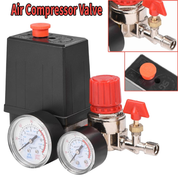 Small Pressure Switch Control Valve Regulator With Gauges | Wish