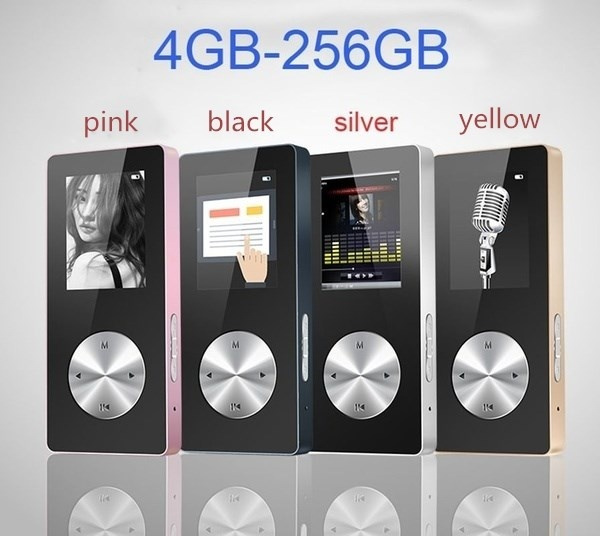 New Upgraded Lightweight Portable 4-256GB Bluetooth MP3 MP4 Player ...