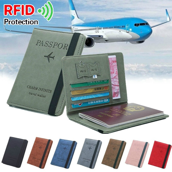 RFID Wallet Multifunction Passport Wallet Ultrathin Passport Holder ...