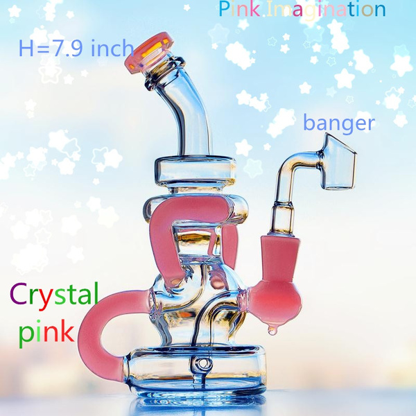 8.2 Inch Unique high quality Dab Rigs bent Type with 14 mm joint banger ...