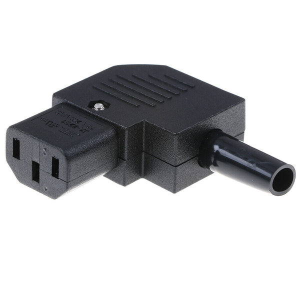 Durable IEC C13 right angle rewirable connector 3 pin female power plug sock | Wish