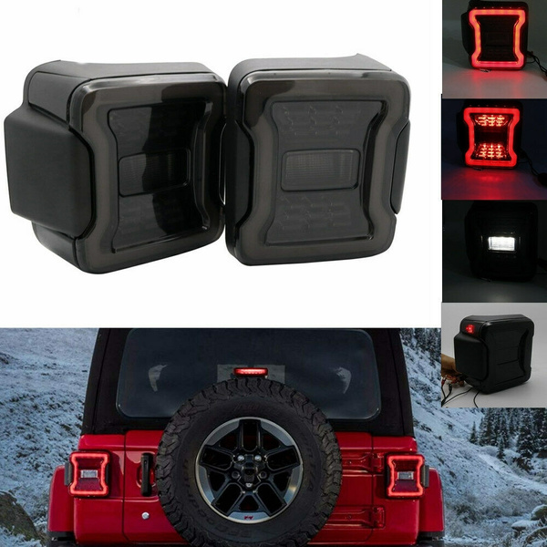 LED Tail Light Rear Turn Signal Back Up DRL for Jeep Wrangler JL 2018 ...