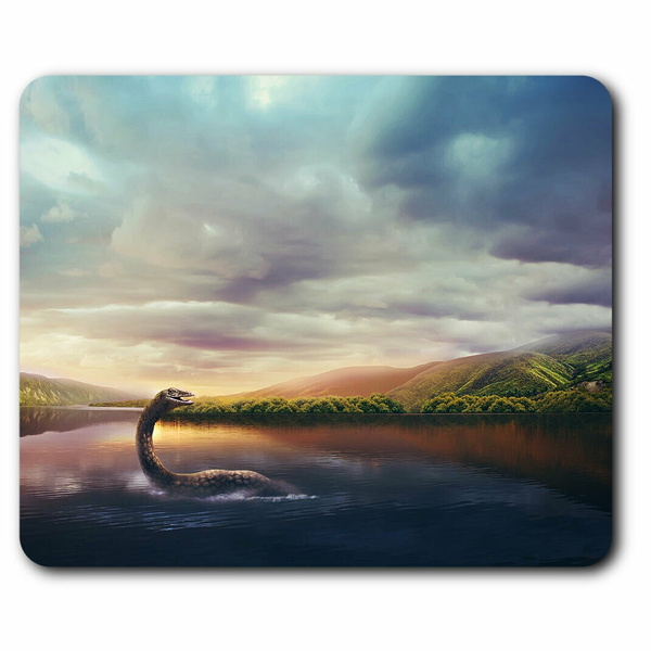 Computer Mouse Mat - Loch Ness Monster Scotland Office Gift #21799 | Wish