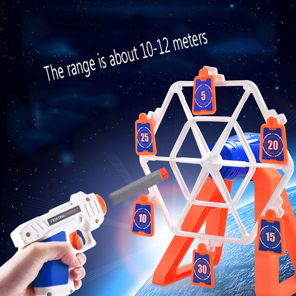 Rotary Shooting Electric Target Toy Set Floating Hover Scoreboard ...