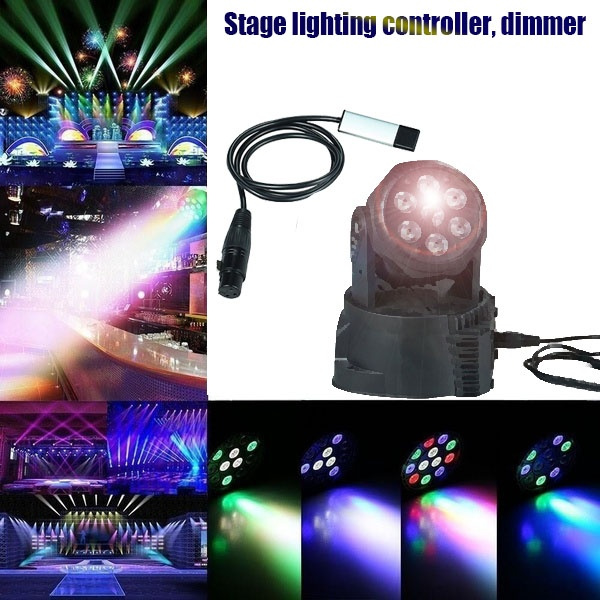 USB to DMX Interface Adapter LED DMX512 Computer PC Stage Lighting ...