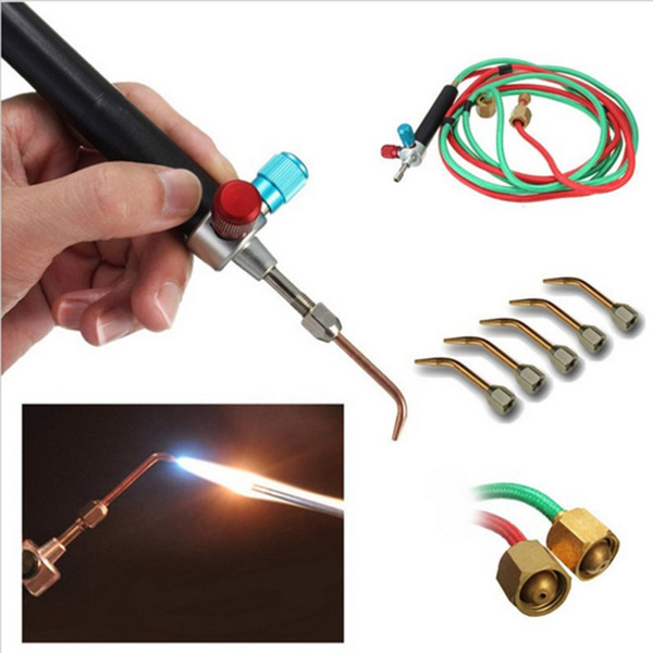 Mini oxygen torch set Micro Mini Gas Little Torch Welding Soldering Kit ...