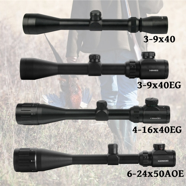3-9x40 Hunting Scopes 4-16x40 Optics Rifle Scopes 6-24x50 Tactical ...