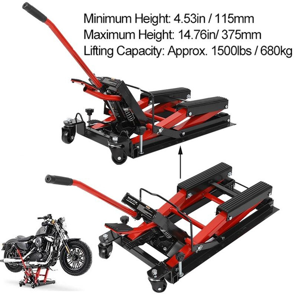 Motorcycle ATV Lift Stand Quad Dirt Street Bike Hoist 1500 Lbs | Wish