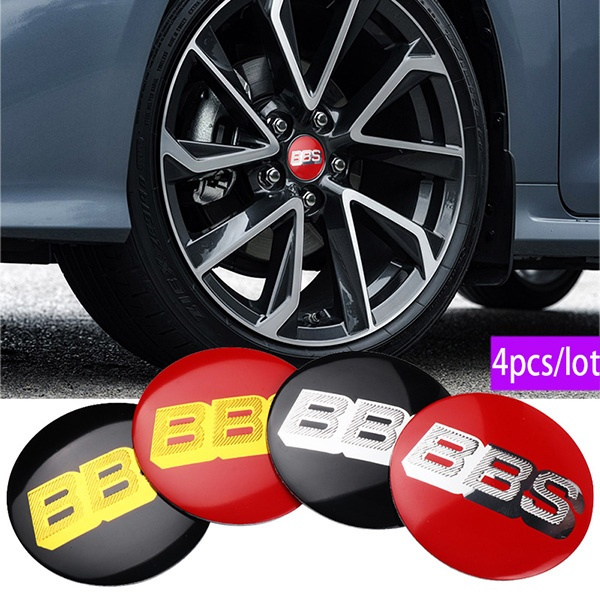 Car Styling 4pcs 56MM 3D Aluminum Car Wheel Center Caps Cover Emblem ...