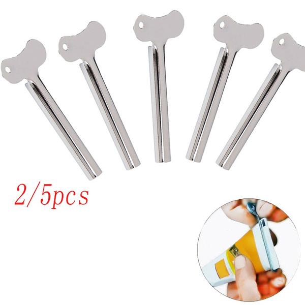2/5pcs Tool Roller Toothpaste Squeezer Tube Squeezer Stainless Steel ...
