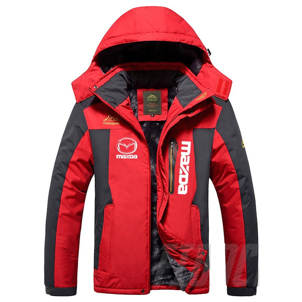 Mazda Winter Autumn Winter Waterproof Warm Jackets Men Fleece Outdoor ...
