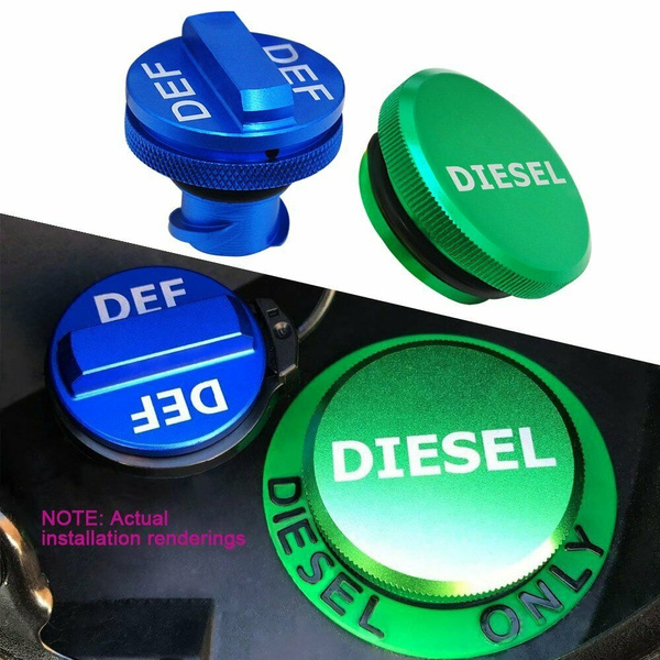 Diesel Filler Cap & DEF Cap Combo for Dodge Ram Truck 1500 2500 3500 ...