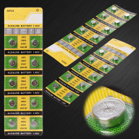 10PCS Cell Coin Alkaline Battery AG3 1.55V Button Batteries SR41 192 ...