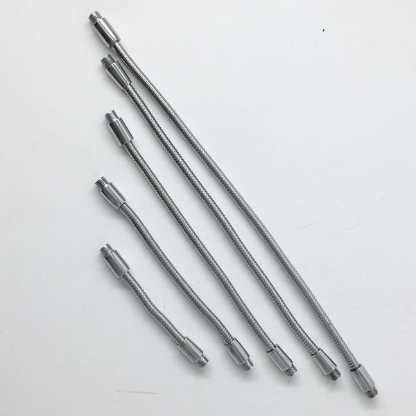 2pcs M8 Male Screw Female Thread Soft Light Metal Flexible Conduit ...