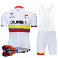 2020 Pro Team Colombia Cycling Jersey Set MTB Uniform Bicycle Clothing ...