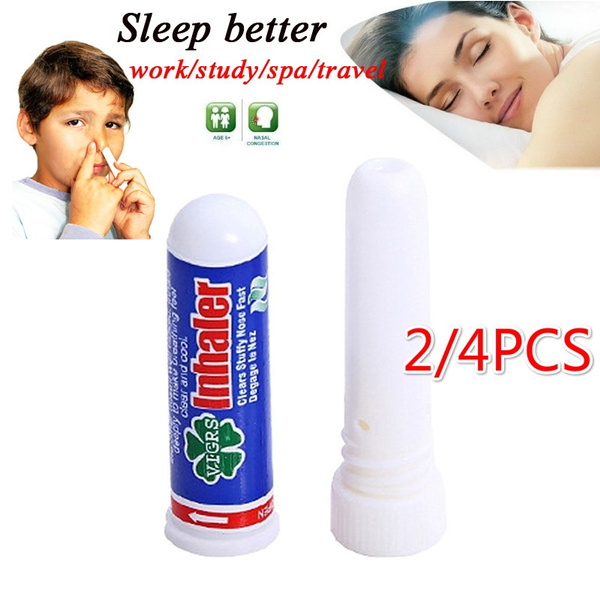 2/4PCS Vigrs Vapo Inhaler Portable Menthol Non-Medicated Nasal Inhaler ...
