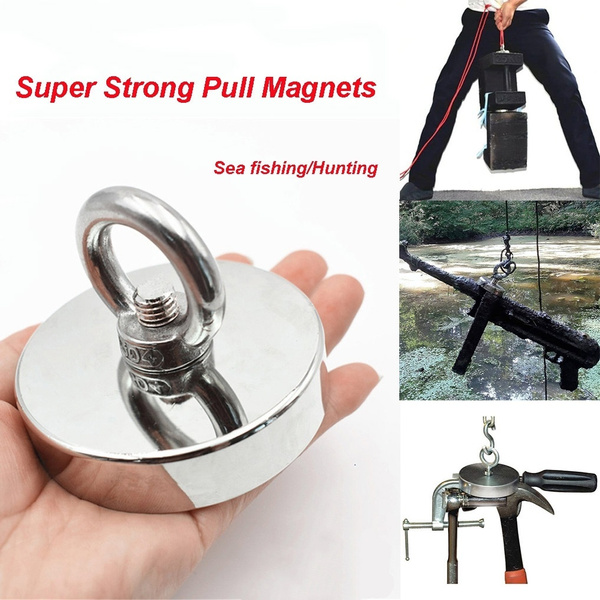 Super Strong Pull Salvage Magnet NdFeB Magnetic Fishing Magnet ...