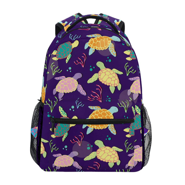 Backpack School Bag Turtle Tortoise Ocean Sea for Boy Girl Women Men | Wish