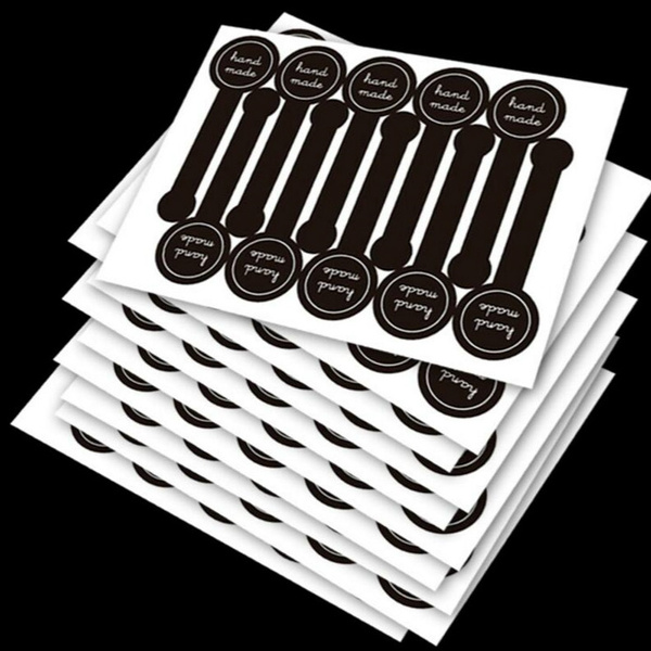 10 Sheets Self-adhesive Long Label Sticker DIY Hand Made Gift/Cake ...