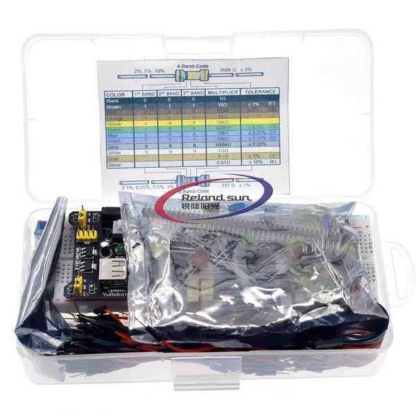 New Electronics Components Basic Starter Kit For Arduino Uno Mega2560 Raspberry Pi With Led