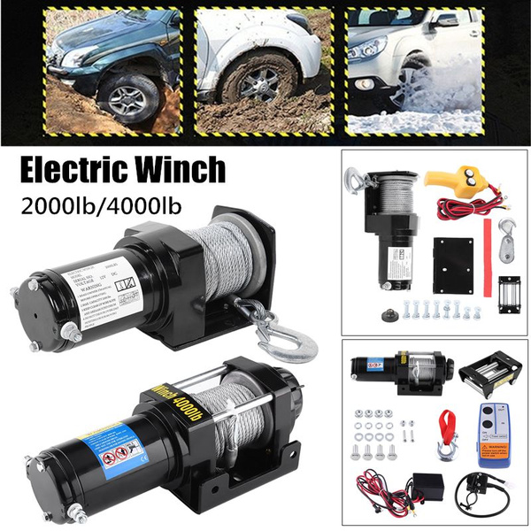 Electric Winch Workshop Garage Hoist Scaffolding Cars Off-Road Engines ...