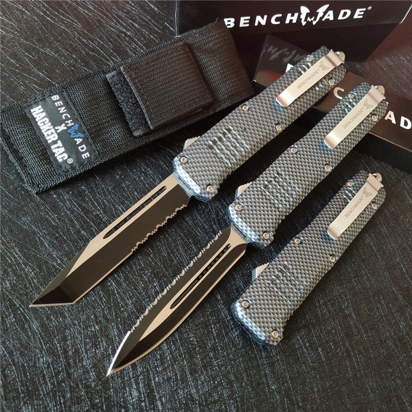 BENCHMADE Safety Cutting Knives OTF Auto Spring Assisted Open Knife ...