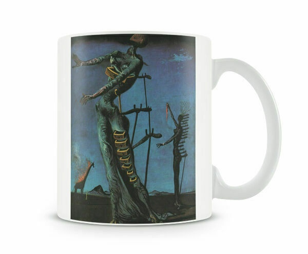Salvador Dali The Burning Giraffe Surrealism - Printed Mug | Wish