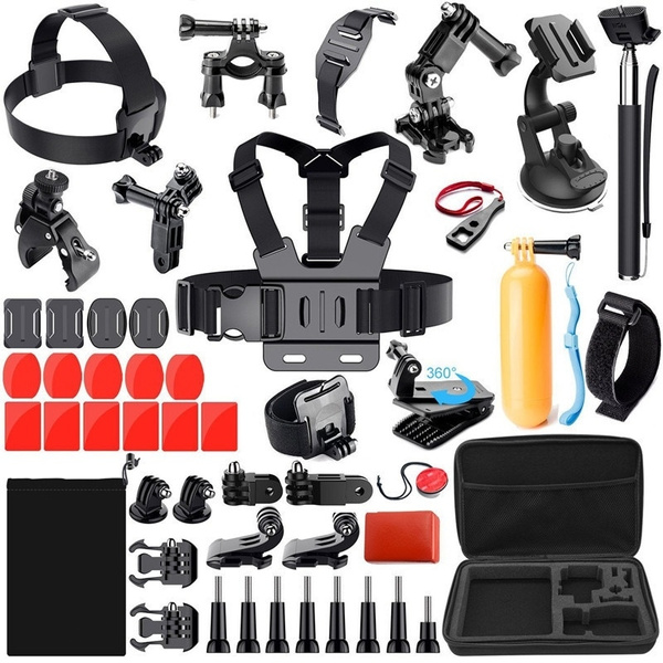 50 in 1 Sport Action Camera Accessories Outdoor Accessory Kit for Go ...