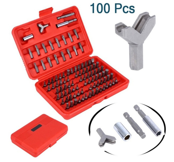 100pcs/set Steel Professional Security Screwdriver Tamperproof Torx Hex ...