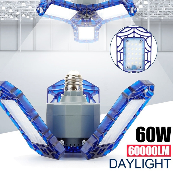 Foldable 360 Degrees LED Garage Deformable Ceiling Light Indoor Home ...