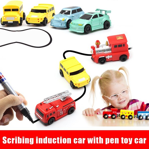 Magic Pen Inductive Car Truck Follow Drawn Line Track Engineering ...