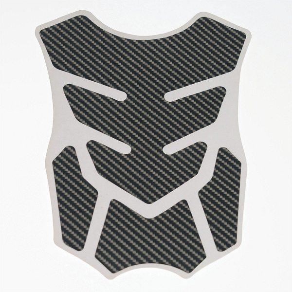 Sticker Adhesive Tank FUEL Decal Pad Protector motorbike Carbon Resin ...