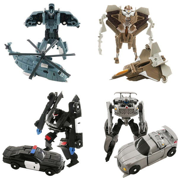 Mini Robot Car Action Figure Kids Gift Children Toys Deformation Robot ...