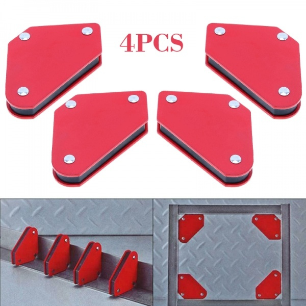 New 4Pcs/Set Triangle Welding Positioner Magnetic Fixed Angle Soldering ...