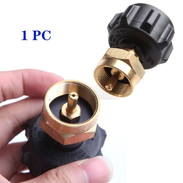 Outdoor 1LB BBQ Propane Refill Adapter Lp Gas Cylinder Tank Coupler ...