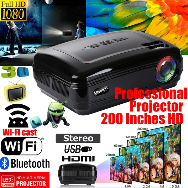 2020 Newest 200Inchs Full HD 1080P Professional Android Projector ... 2020 Newest 200Inchs Full HD 1080P Professional Android Projector ...