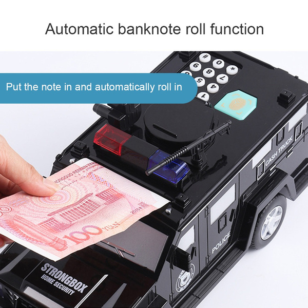 2019 New Piggy Bank Money Box Cash Coin Safe Car Truck Digital Plastic ...