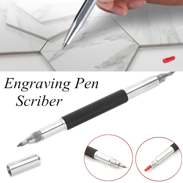 Portable DIY Ceramics Durable Engraving Tool Alloy Tip Double End ...