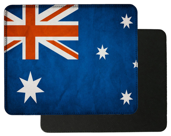 Australia Australian Flag PU Faux Leather Mouse Pad Mat D50 | Wish