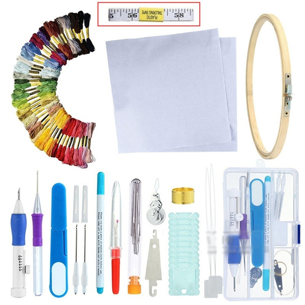 2020 new Embroidery tool set poking needle set embroidery butterfly ...