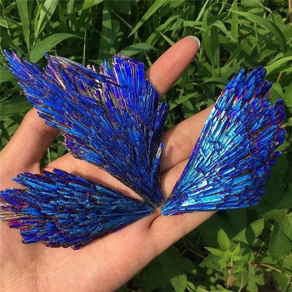 10g/30g/50g Hot Natural Quartz Crystal Rainbow Titanium Cluster VUG ...