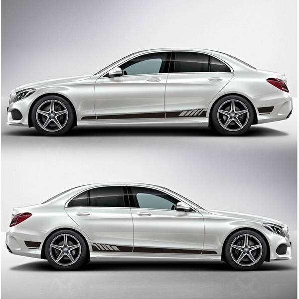 2pcs TAIYAO car styling sport car sticker For Mercedes-Benz C180 C200 ...